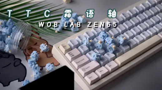 TTC你也开始搞这个？外表清秀却脆的没边的「TTC霜语轴」_哔哩哔哩_bilibili