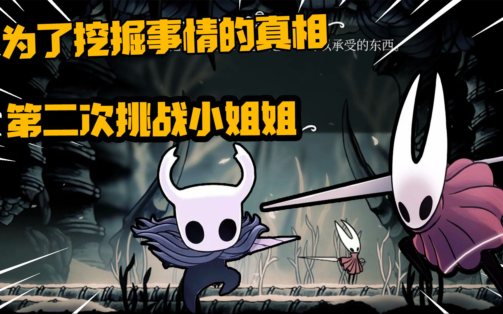 空洞骑士：为了挖掘事情的真相！继续挑战新手噩梦升级版小姐姐！_哔哩哔哩_bilibili