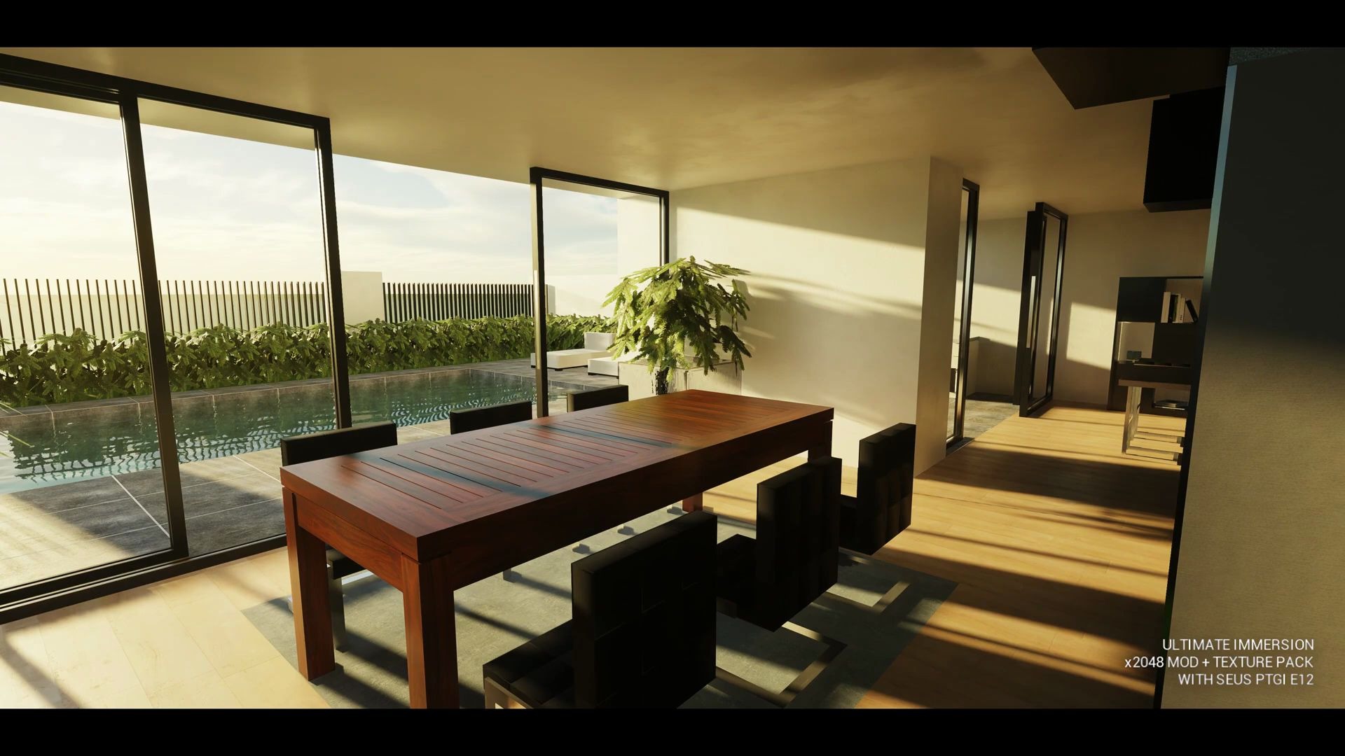 【别人的世界】Ultimate Immersion的现代材质x2048与PTGI E12效果展示_哔哩哔哩_bilibili