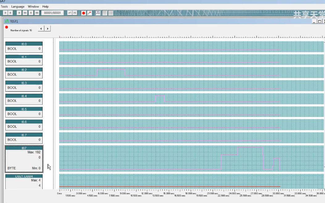 西门子PLC信号分析监控软件WINPLC ANALYZER软件使用简介_哔哩哔哩_bilibili