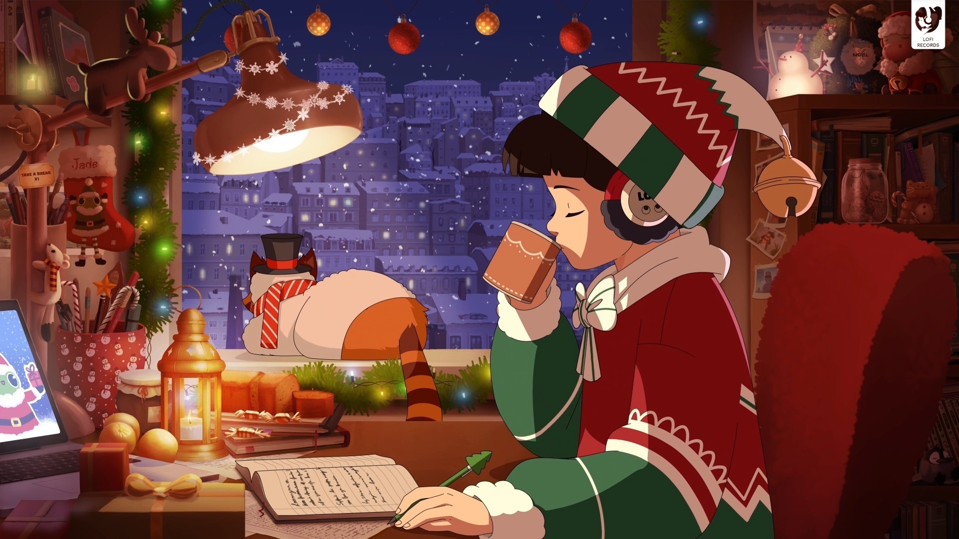 Lofi Girl｜平安夜歌单🦌Christmas Lofi🎄8小时不间断 陪你过圣诞-LofiGirl-LofiGirl-哔哩哔哩视频