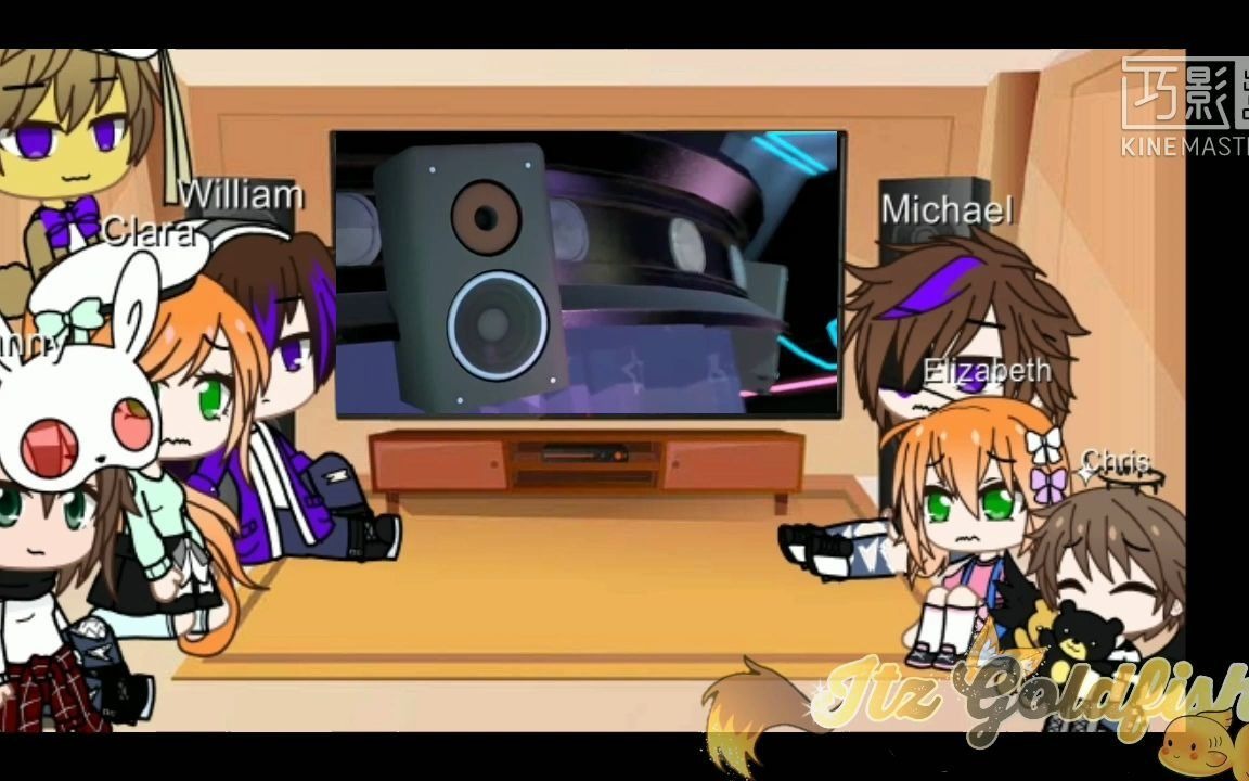 【FNAF】啊啊啊夫顿一家看“For you”Afton Family reacts to Security Breach song {For ...