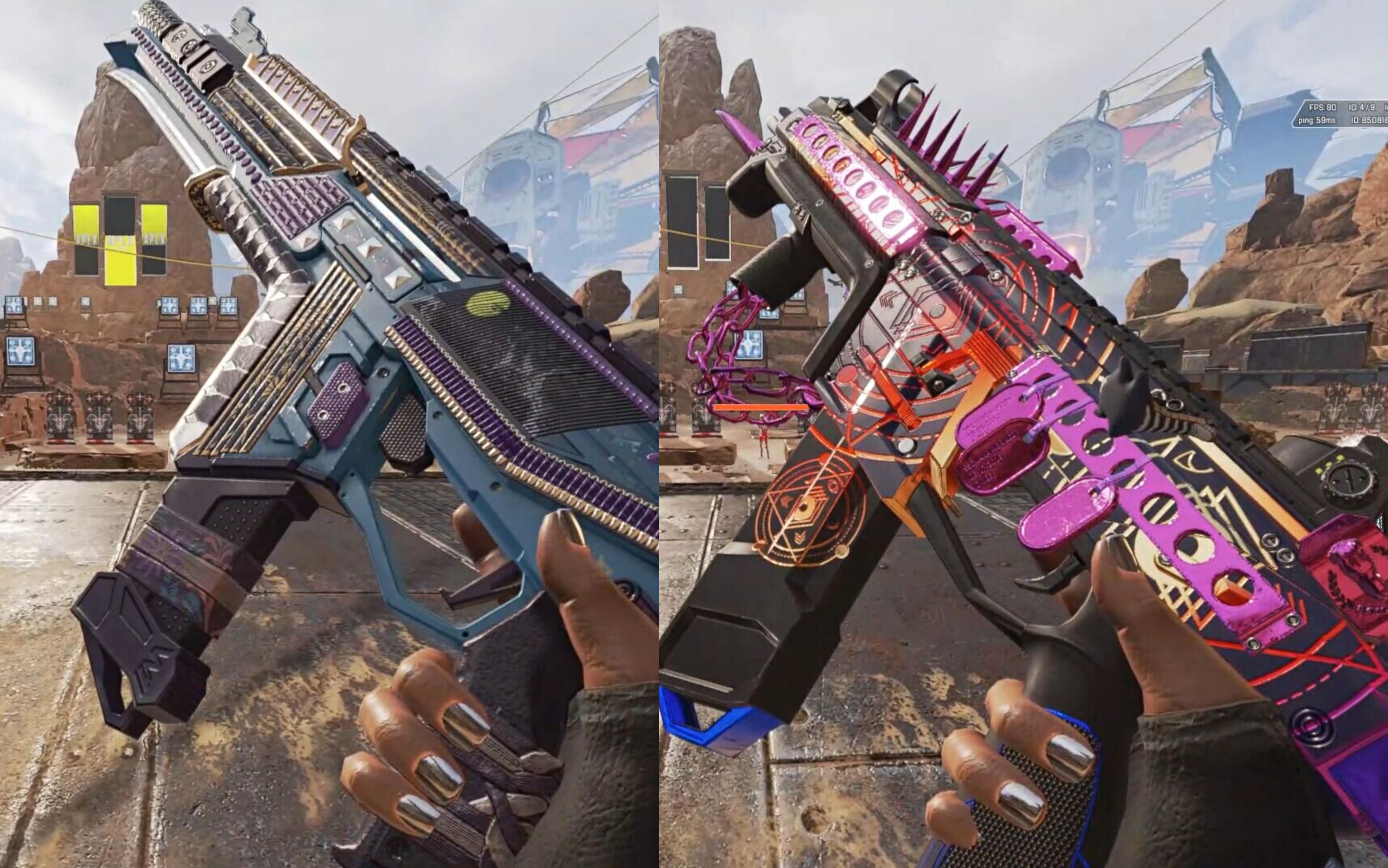 【APEX】R301与R99换色皮肤展示_APEX英雄