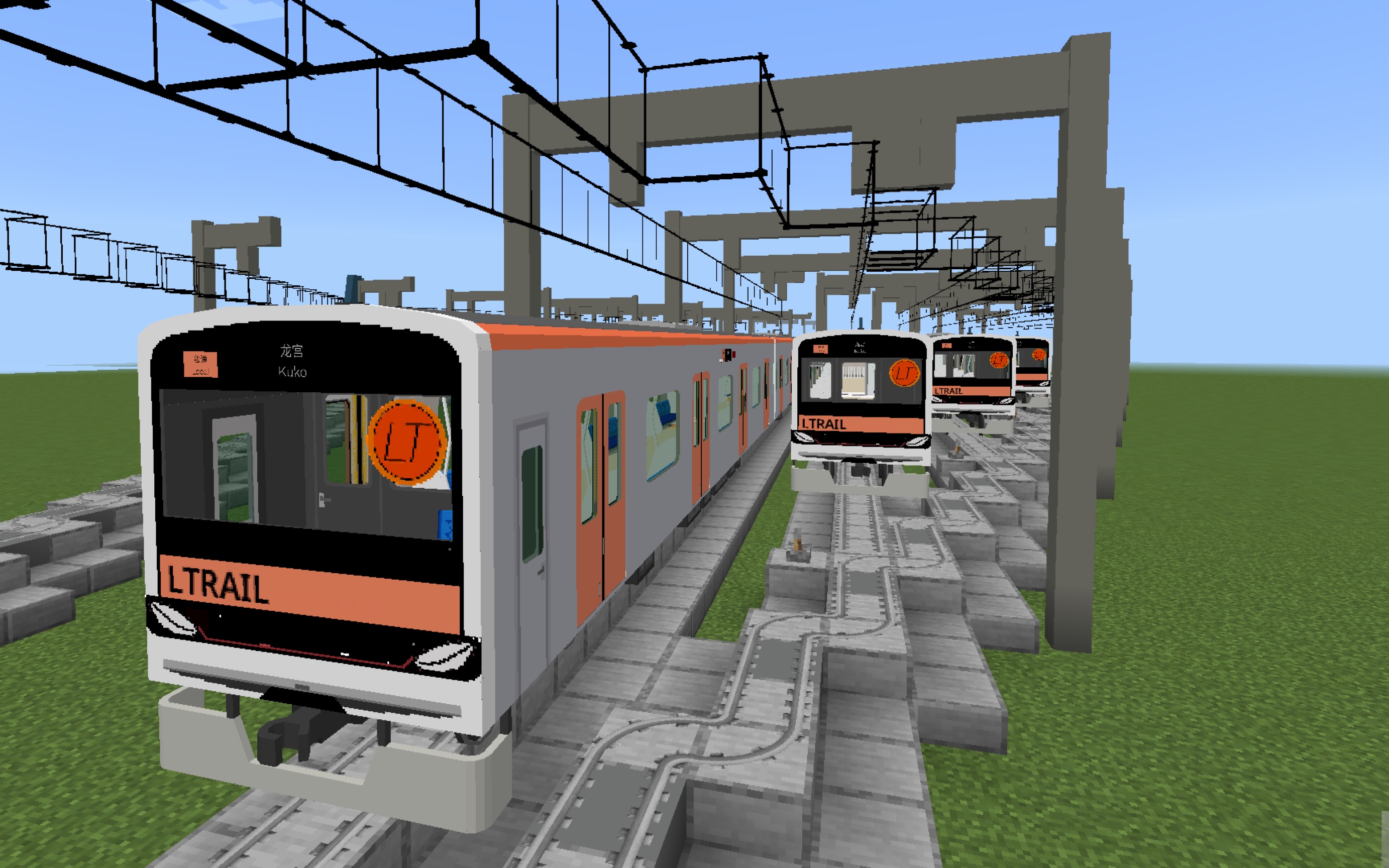 MinecraftBE LTRAIL13000系近郊电车展示（By 龙铁重工）