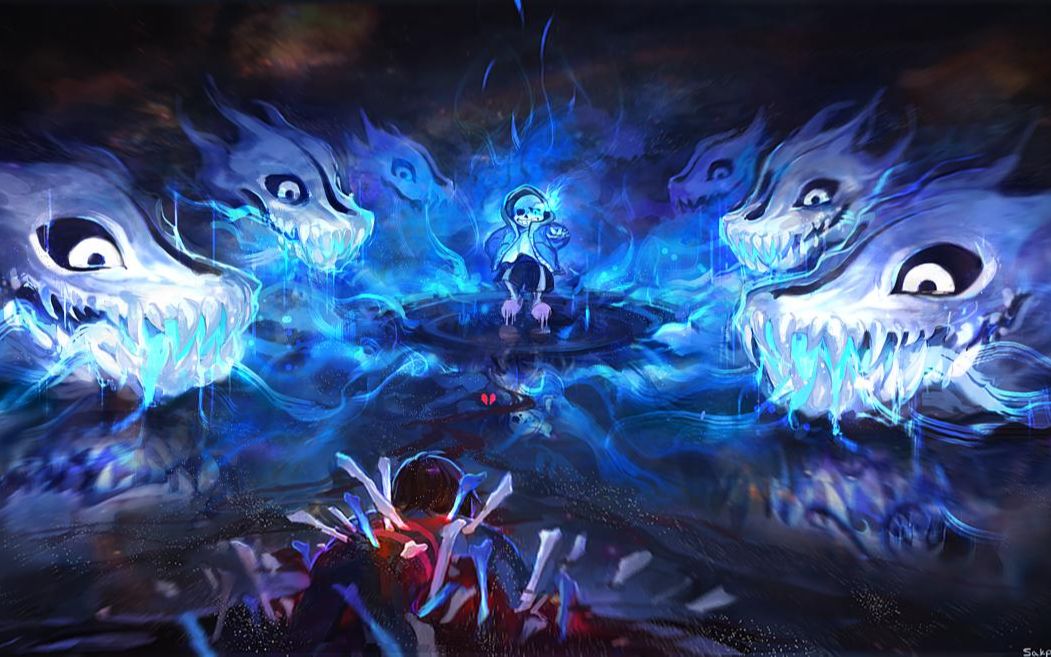 sans战一遍过（含教程）_哔哩哔哩bilibili_传说之下_攻略