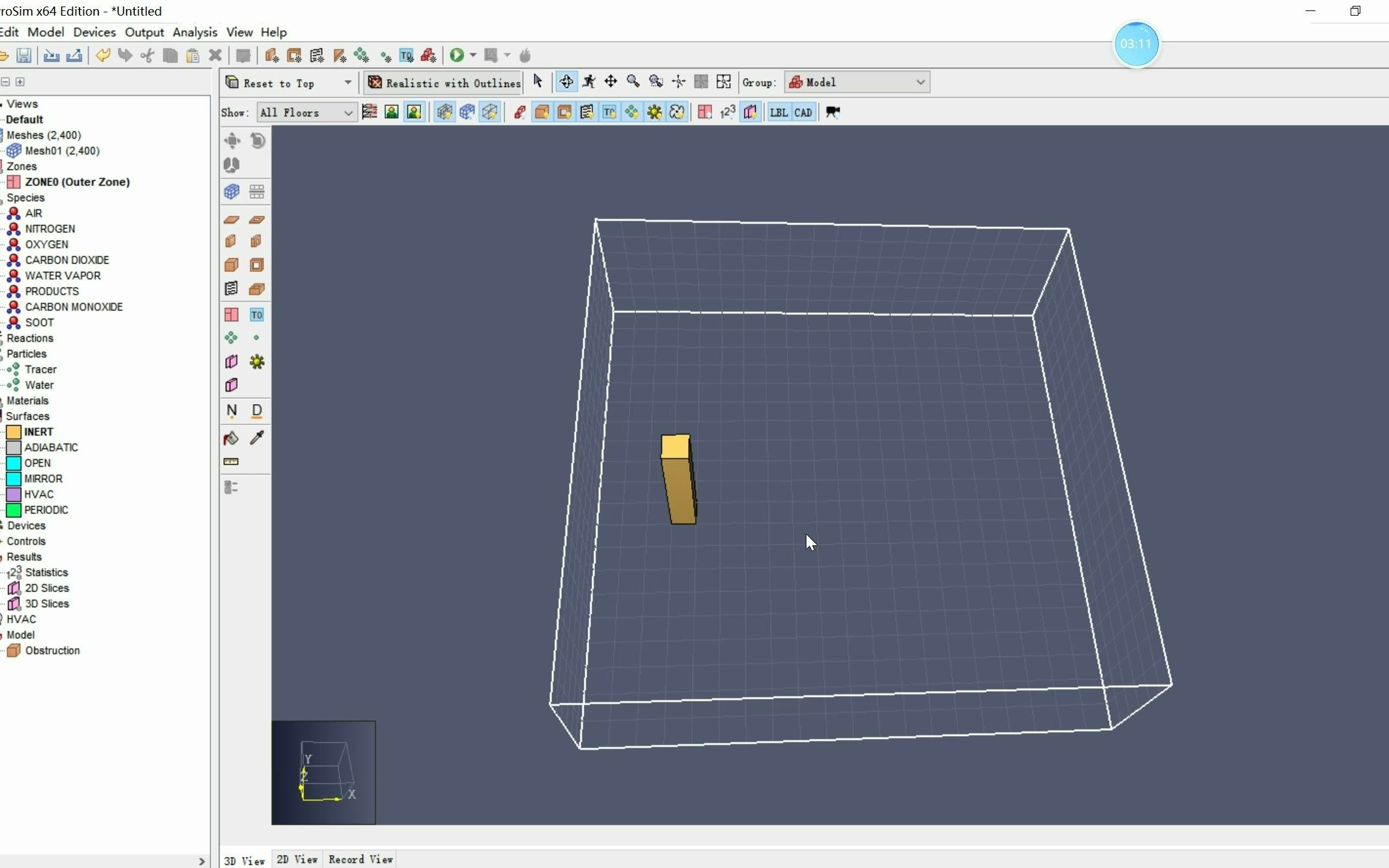 pyrosim（FDS）之物理模型建立2_哔哩哔哩_bilibili