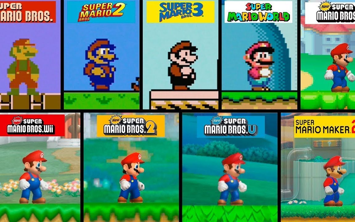 在switch上玩初代马里奥