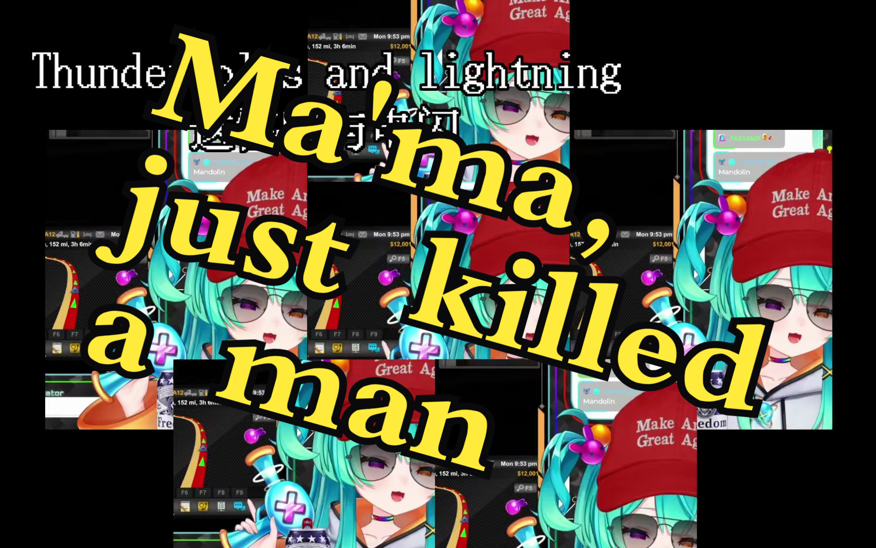 【Miyune】来听歌！波西米亚狂想曲乡村版，但是在加州的深夜卡车上-祝早安_-听歌-哔哩哔哩视频