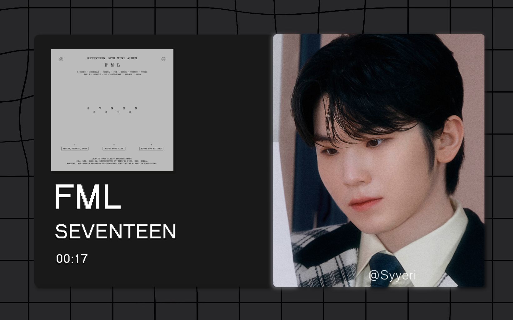 【中文字幕】SEVENTEEN - 谢谢你 THANKS MV-_叁伍拾伍_-svt听歌库-哔哩哔哩视频