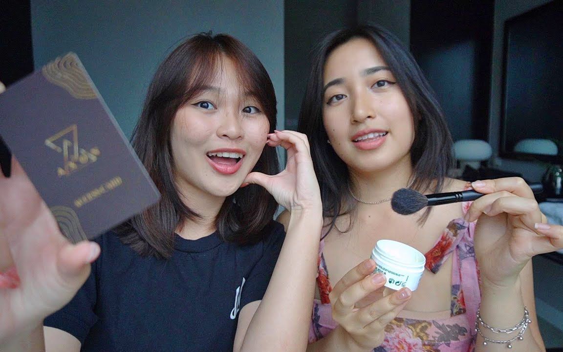 【Clareee ASMR】和我好朋友pauline一起玩触发-大橙子ヾ-Clareee ASMR-哔哩哔哩视频