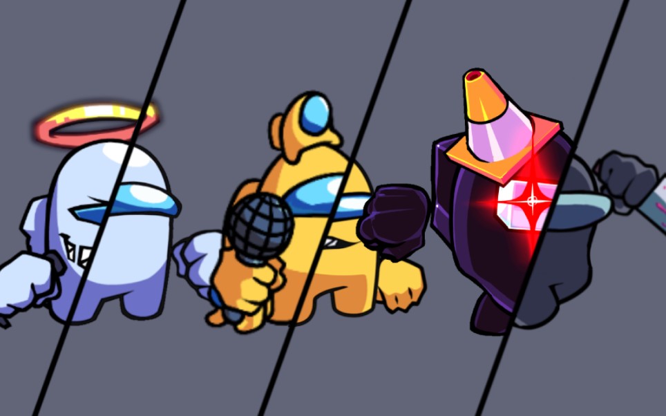 Maroon x White - FNF Vs Impostor V4