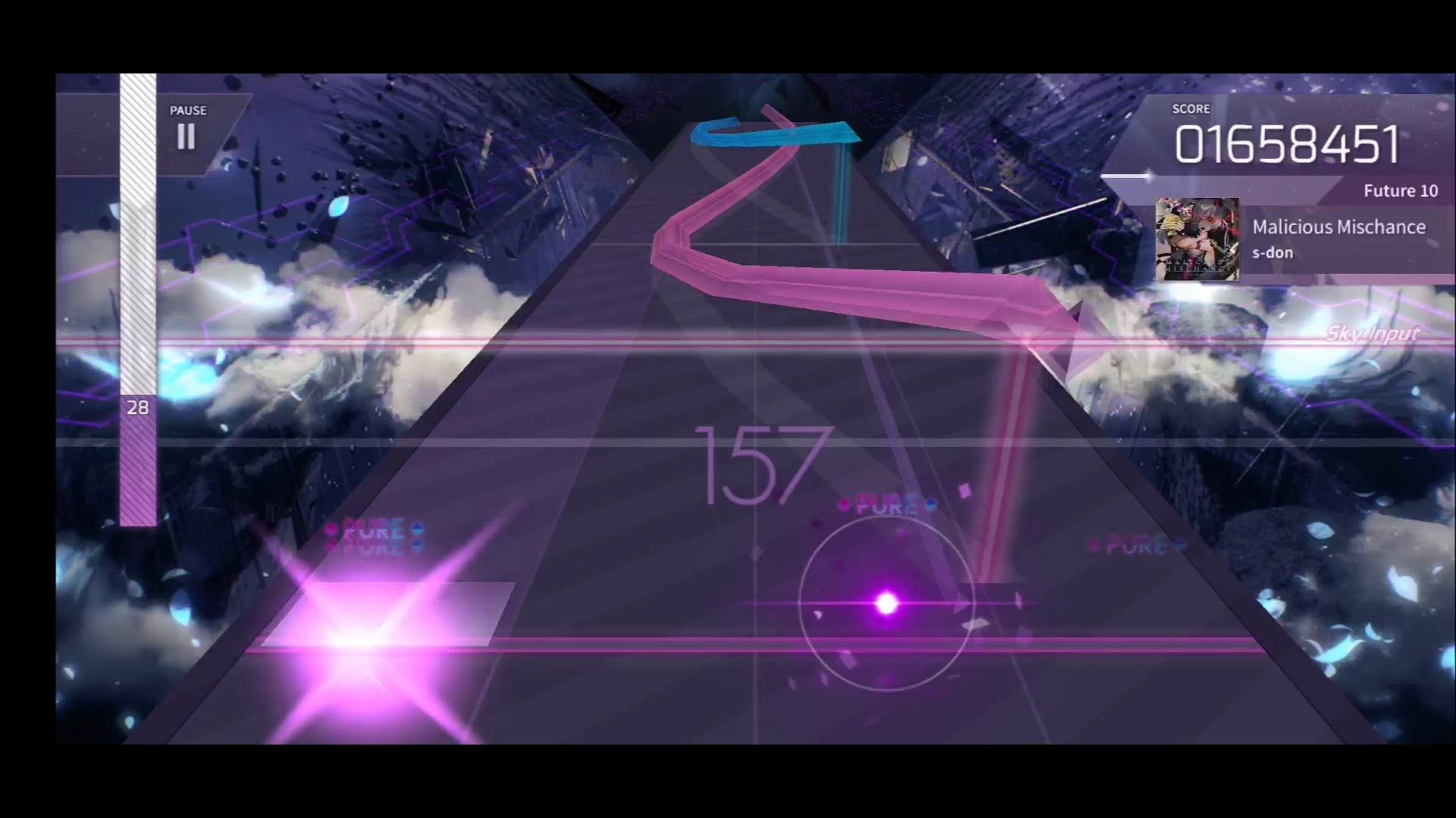 Arcaea Malicious Mischance 初見AA_哔哩哔哩_bilibili