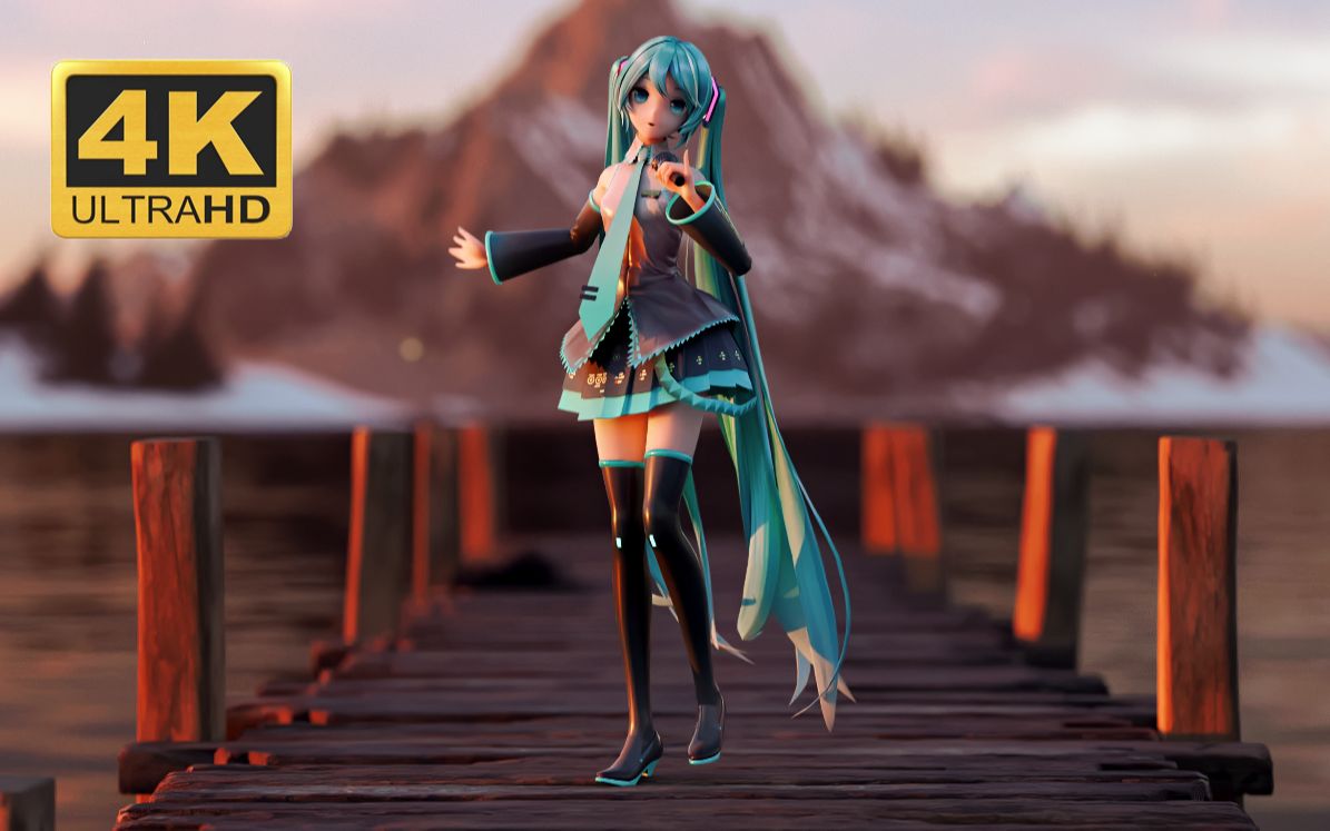 【cycles/4k/mmd】miku. 1/6 -out of the gravity-_哔哩哔哩_bilibili