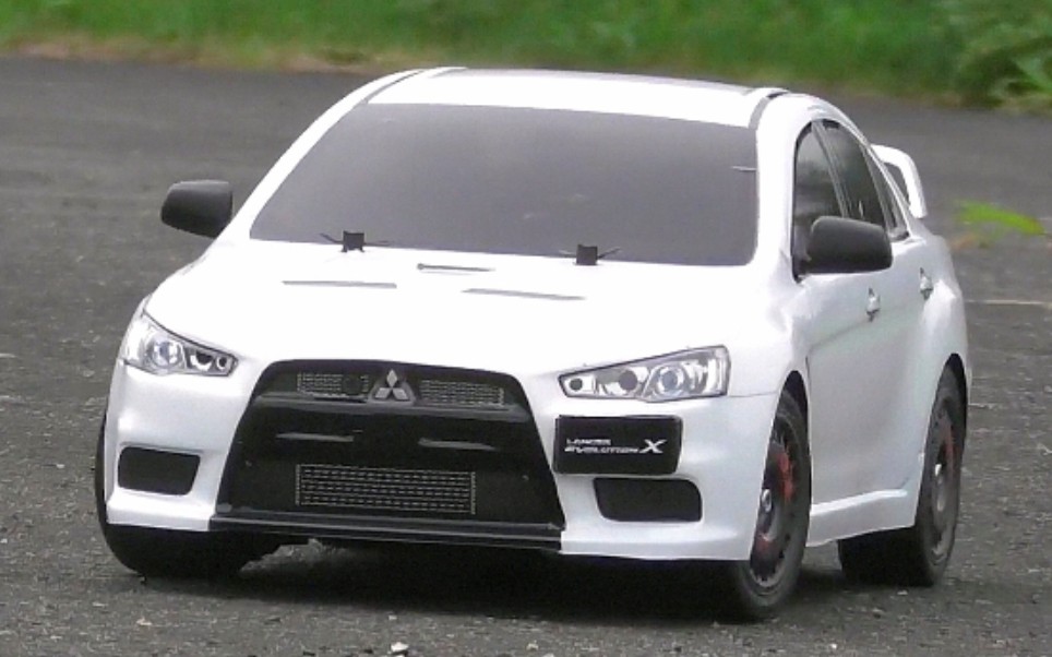 【户外野跑】田宫遥控平跑 TT-02D 三菱LANCER EVOLUTION X #遥控车_哔哩哔哩_bilibili