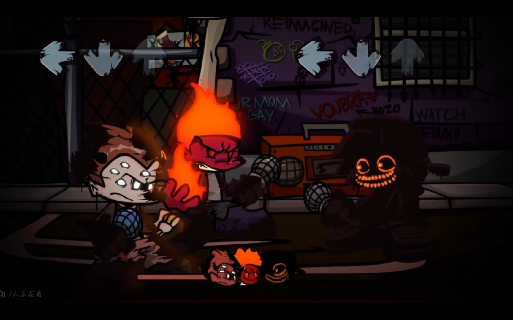 【腐化HB 堕落天使/FNF HELLBEATS Fallen Angles/神曲】堕落的天使，但是氛围加强！！（光流补帧）