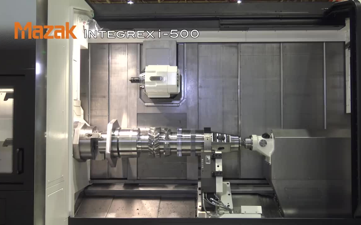 日本山崎马扎克INTEGREX i-500 - ギア加工・高精度5軸加工 车铣复合加工中心_哔哩哔哩_bilibili