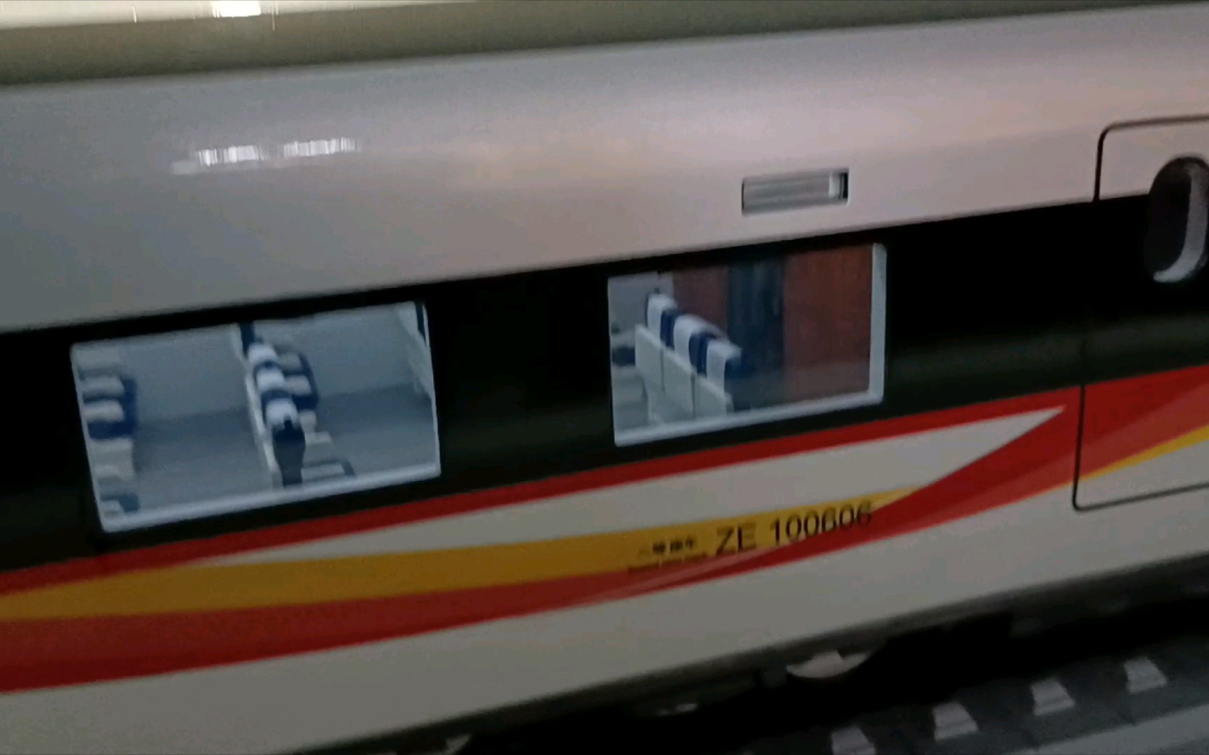 广铁博物馆CR400AF-Z模型内部实拍_哔哩哔哩_bilibili