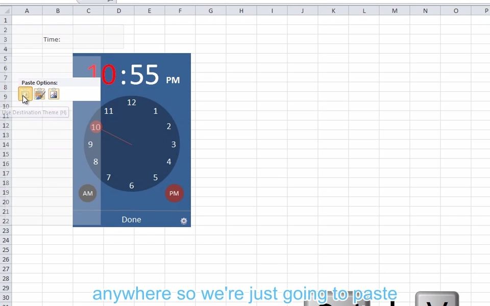 FREE Excel Time Picker Pop-Up- Tutorial_哔哩哔哩_bilibili