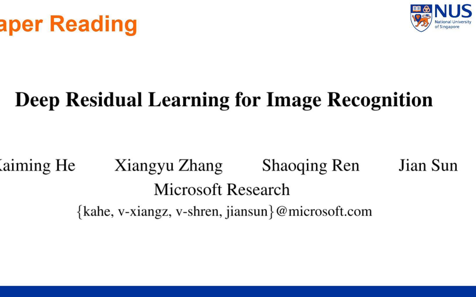 【论文分享】1-7: 8分钟争取resnet融会贯通 - Deep Residual Learning for Image ...