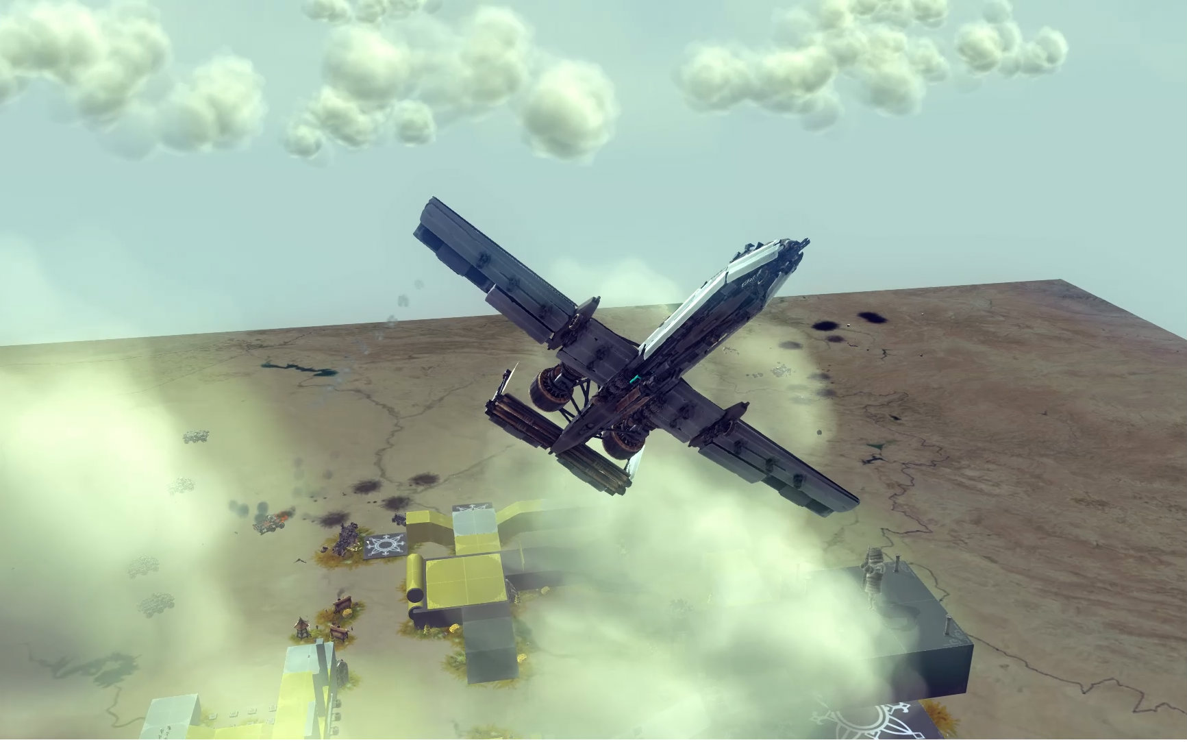 8号工坊【Besiege】(围攻)坦克快跑系列！仿真A-10“雷电Ⅱ”(疣猪)_哔哩哔哩_bilibili