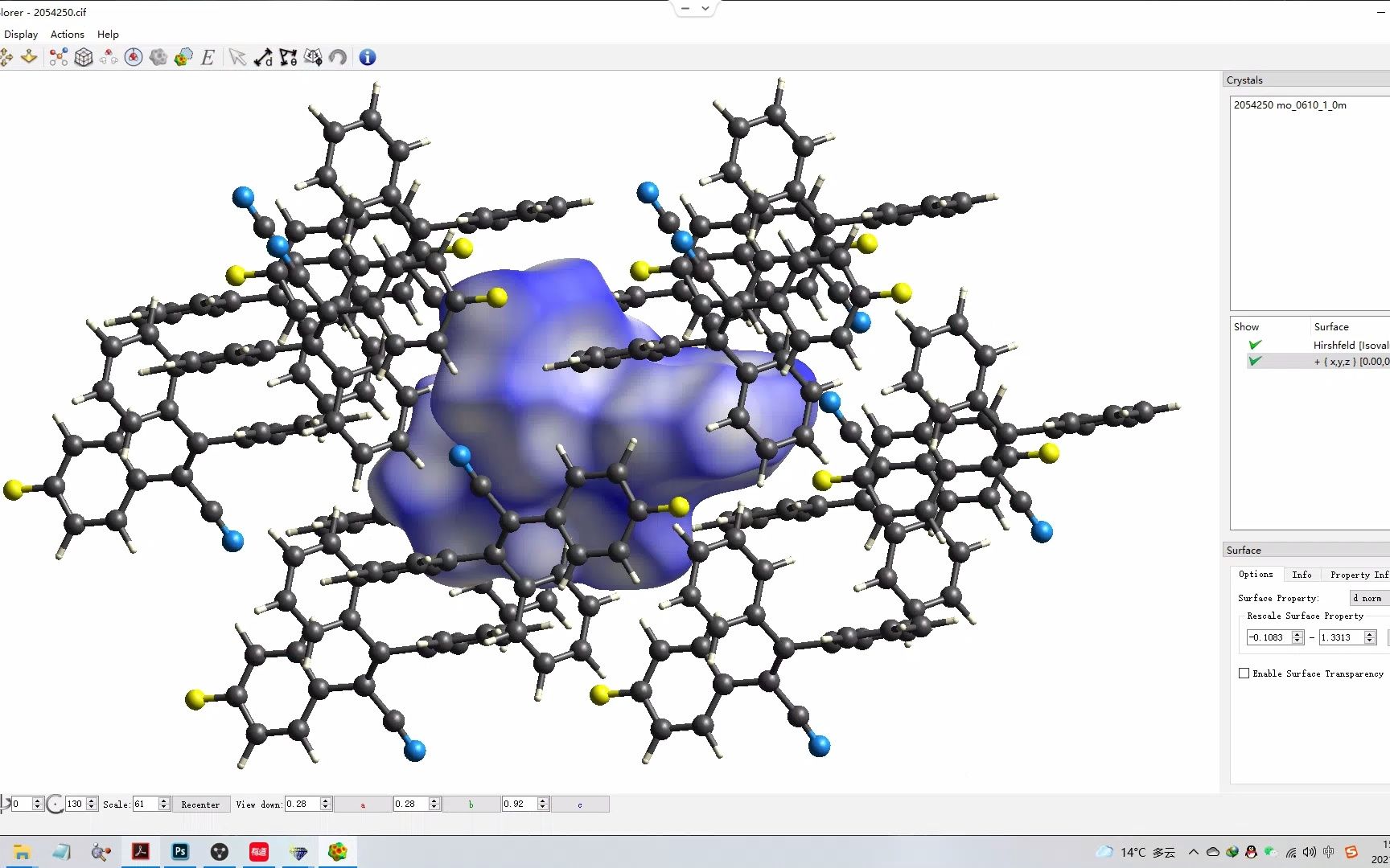 Hirshfeld surface analysis_哔哩哔哩_bilibili