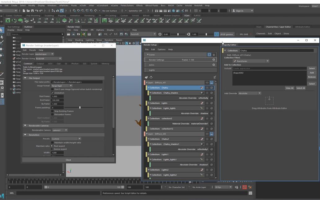 【分层渲染】maya2018 Render Setup_哔哩哔哩_bilibili