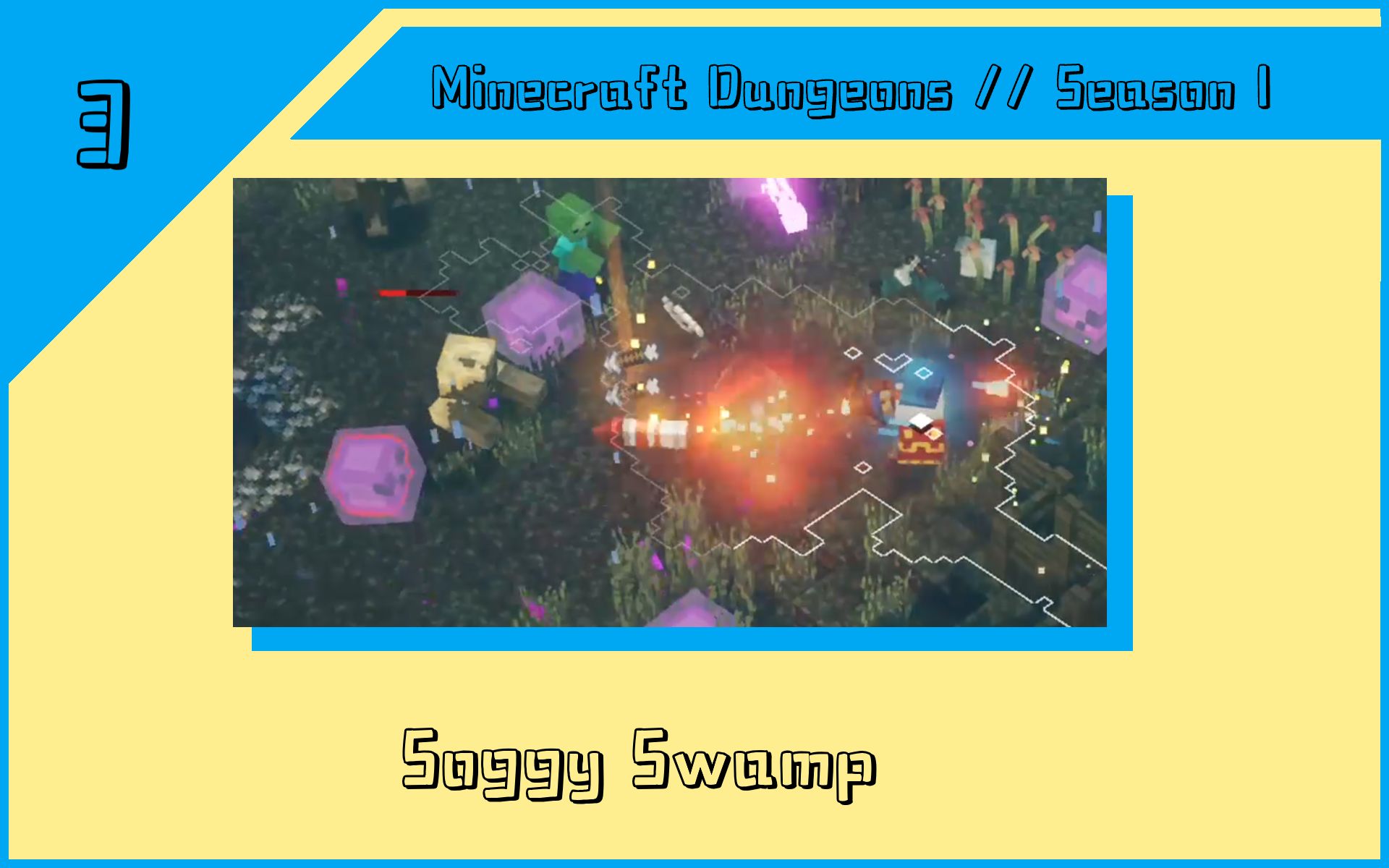 [Minecraft Dungeons | S1] E3 - Soggy Swamp_哔哩哔哩_bilibili