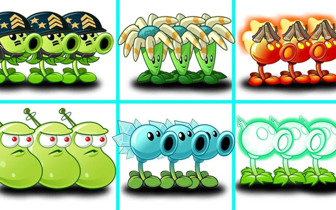 PvZ2挑战 - 队MEGA GATLING PEA Vs 05 队植物- 哪个队将获胜?-MTGame-MTGame-哔哩哔哩视频