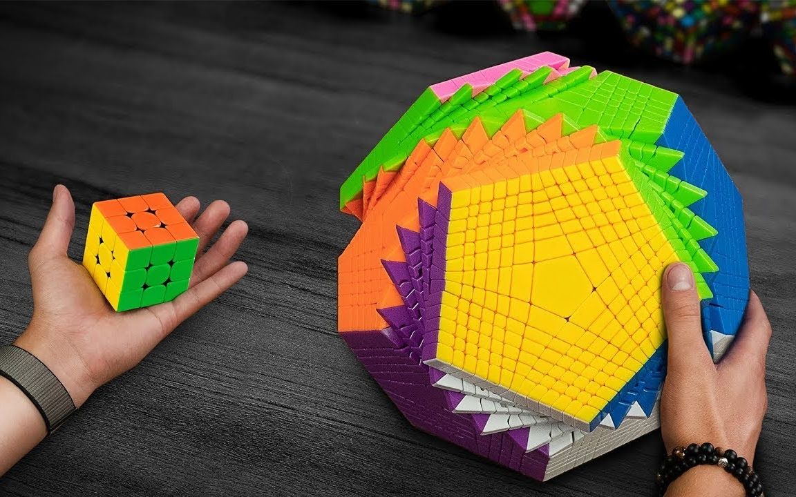史上最难的11阶五魔方开箱和测评 CUBASTIC_哔哩哔哩_bilibili