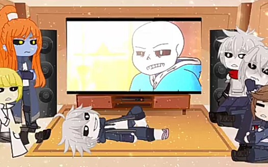 Past Undertale Reacts To Future Sans | Part 1_哔哩哔哩_bilibili