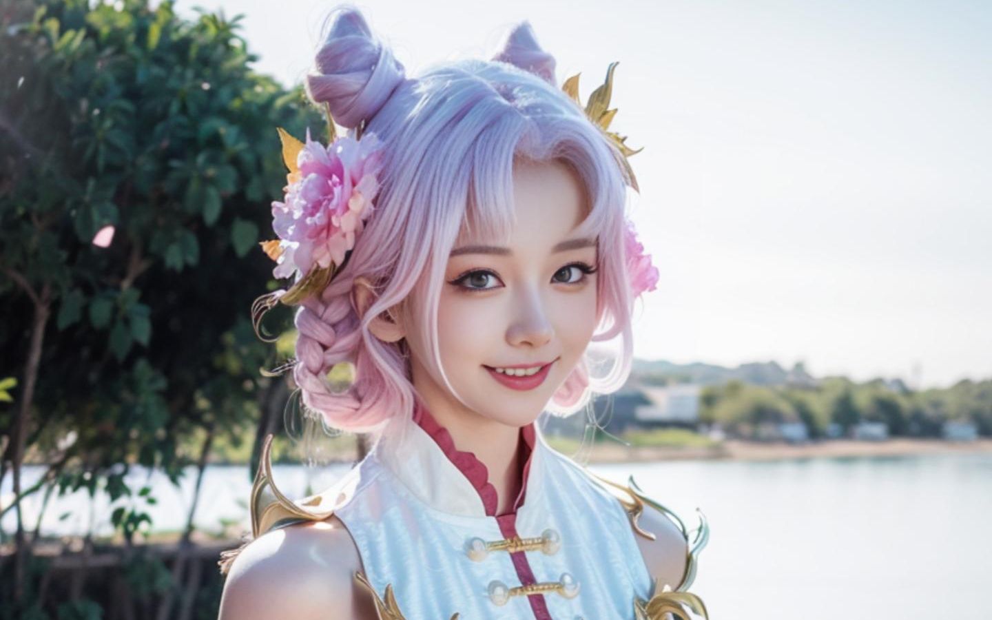 AI coser 王者荣耀 嫦娥 拒霜思