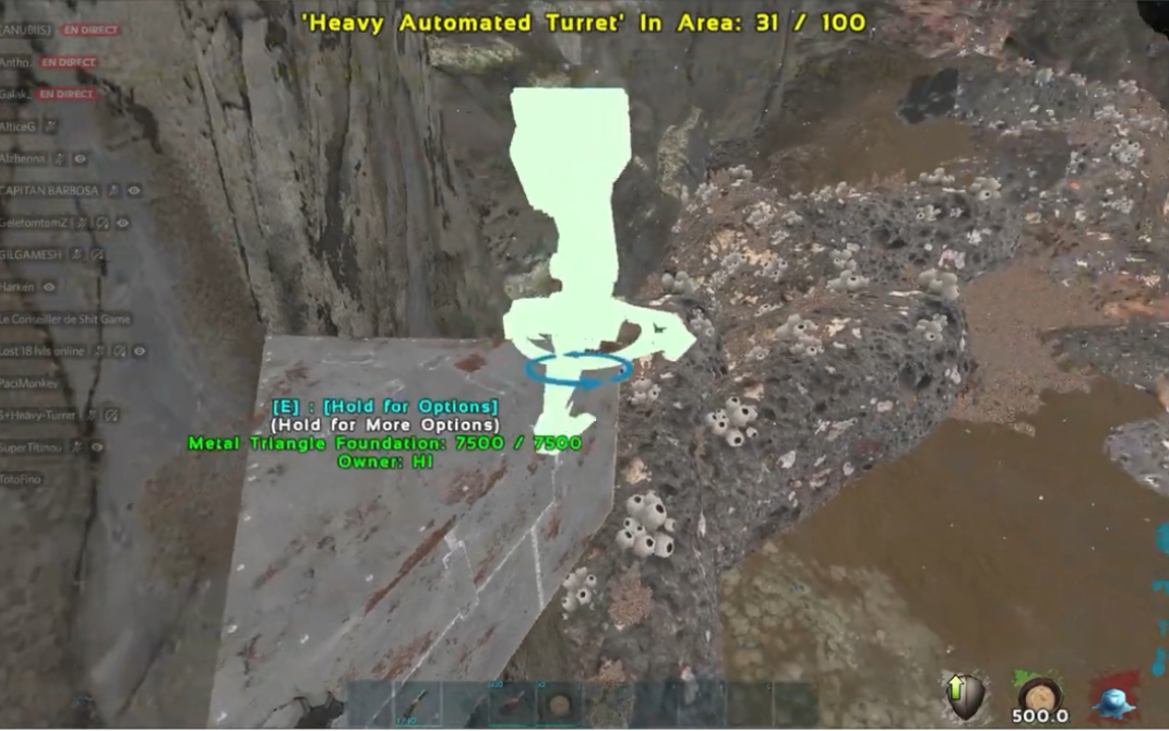 Ark PvP官方小部落PC。H4DES.Speed Run Easy Water Cave和pvp。_哔哩哔哩bilibili