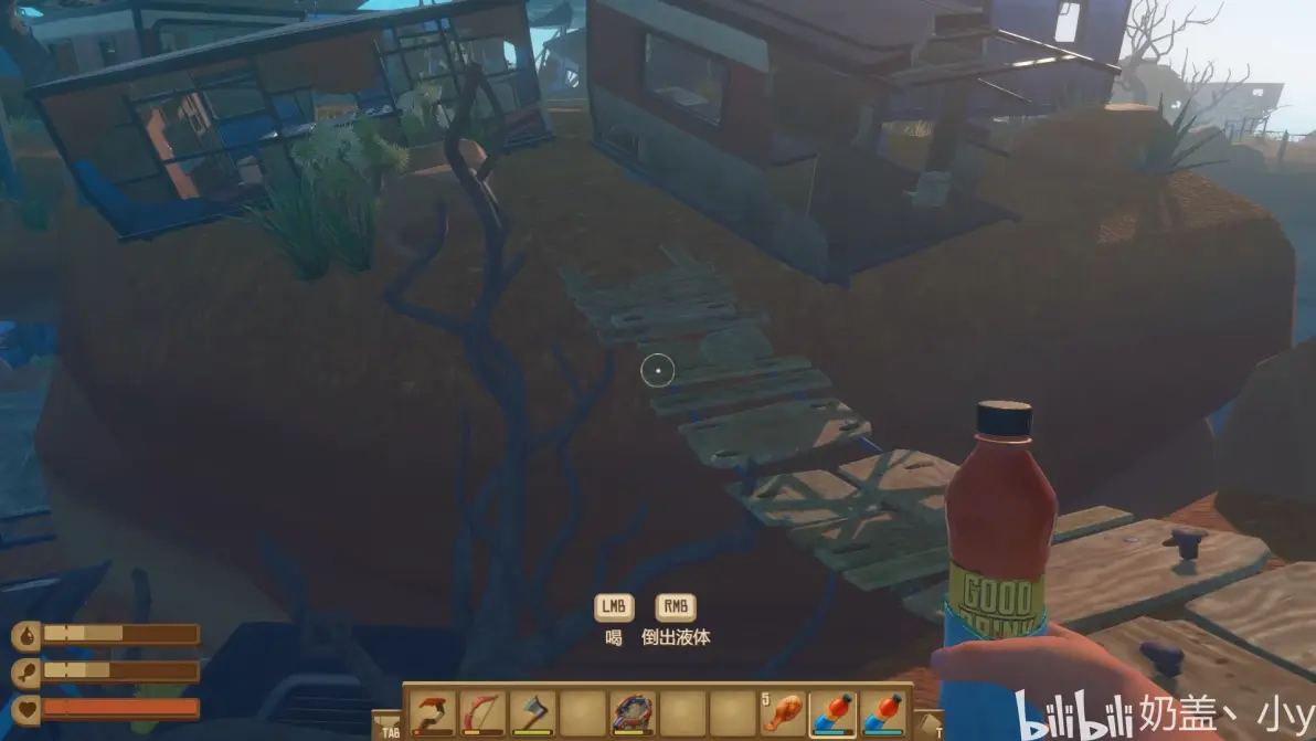 【Raft木筏求生】剧情岛通关流程攻略（四）大篷车镇（Caravan Town） - 哔哩哔哩