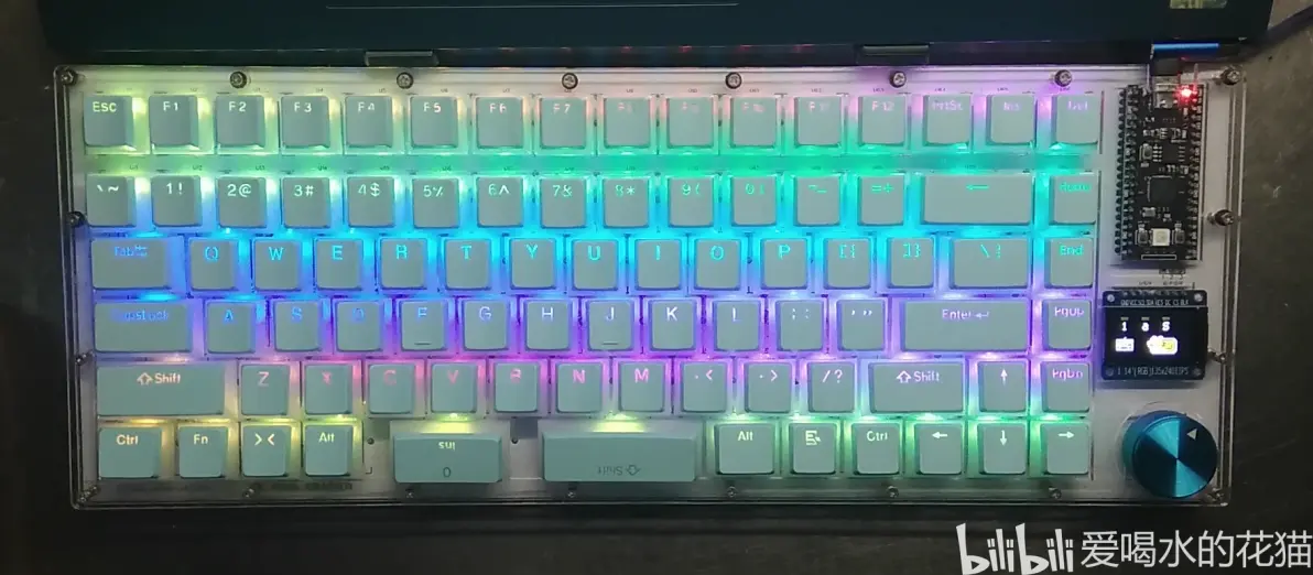 KMK 固件 RGB 自定义动画 - 哔哩哔哩